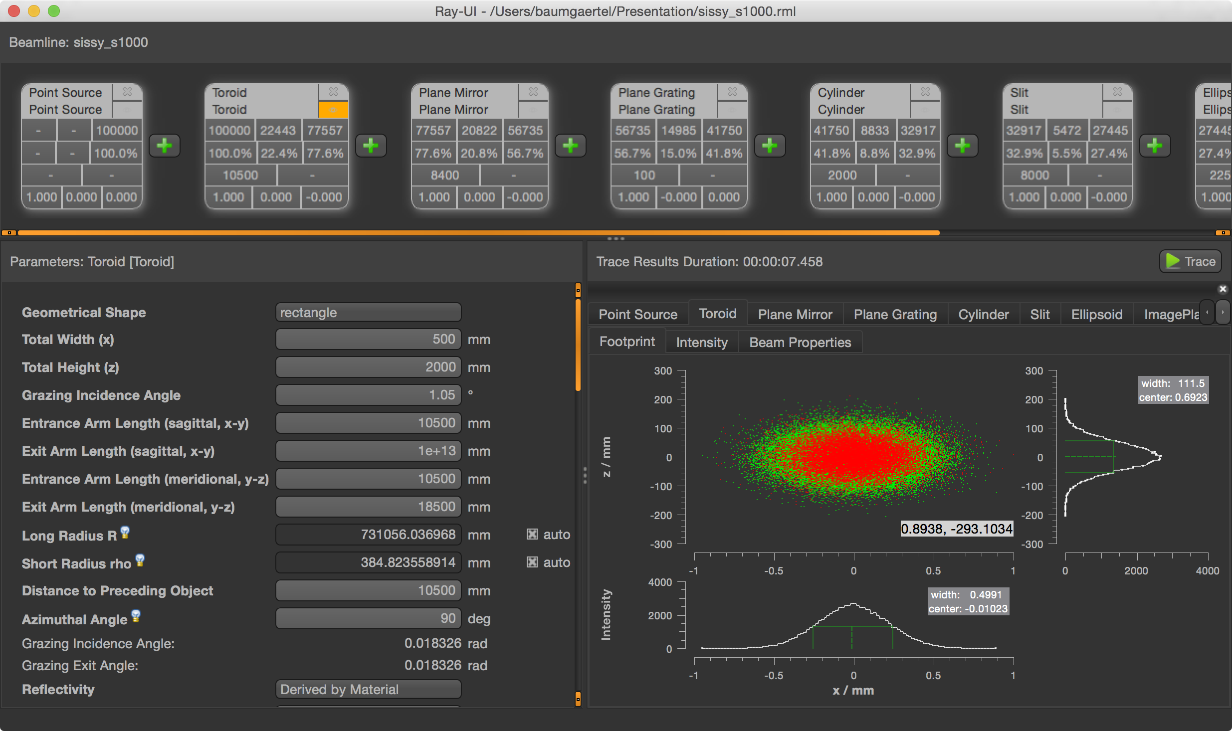RAY-UI: A user interface for RAY - Helmholtz-Zentrum Berlin (HZB)